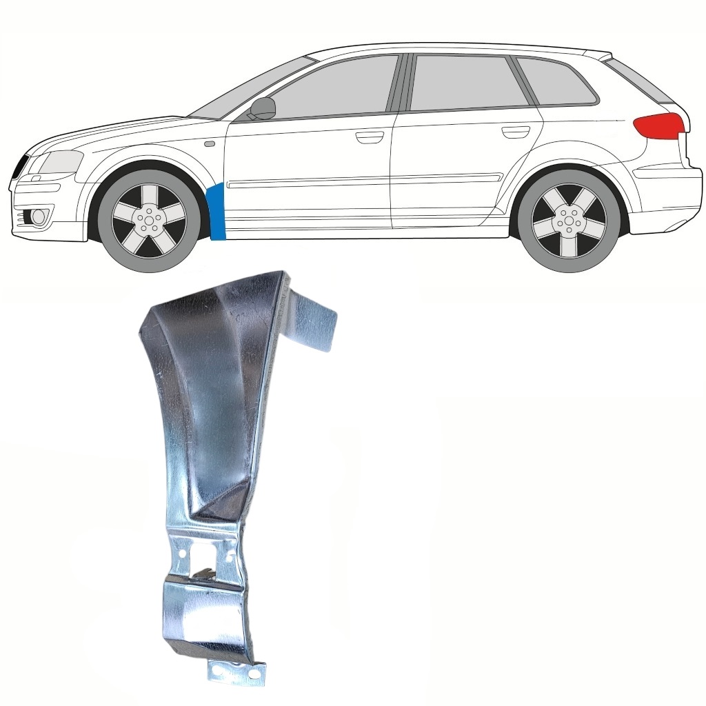 Audi A3 8p 2003 2012 Vorne Kotfl gel Reparaturblech Links EasyParts Audi A3 8p 2003 2012 Vorne Kotfl gel Reparaturblech Links EasyParts