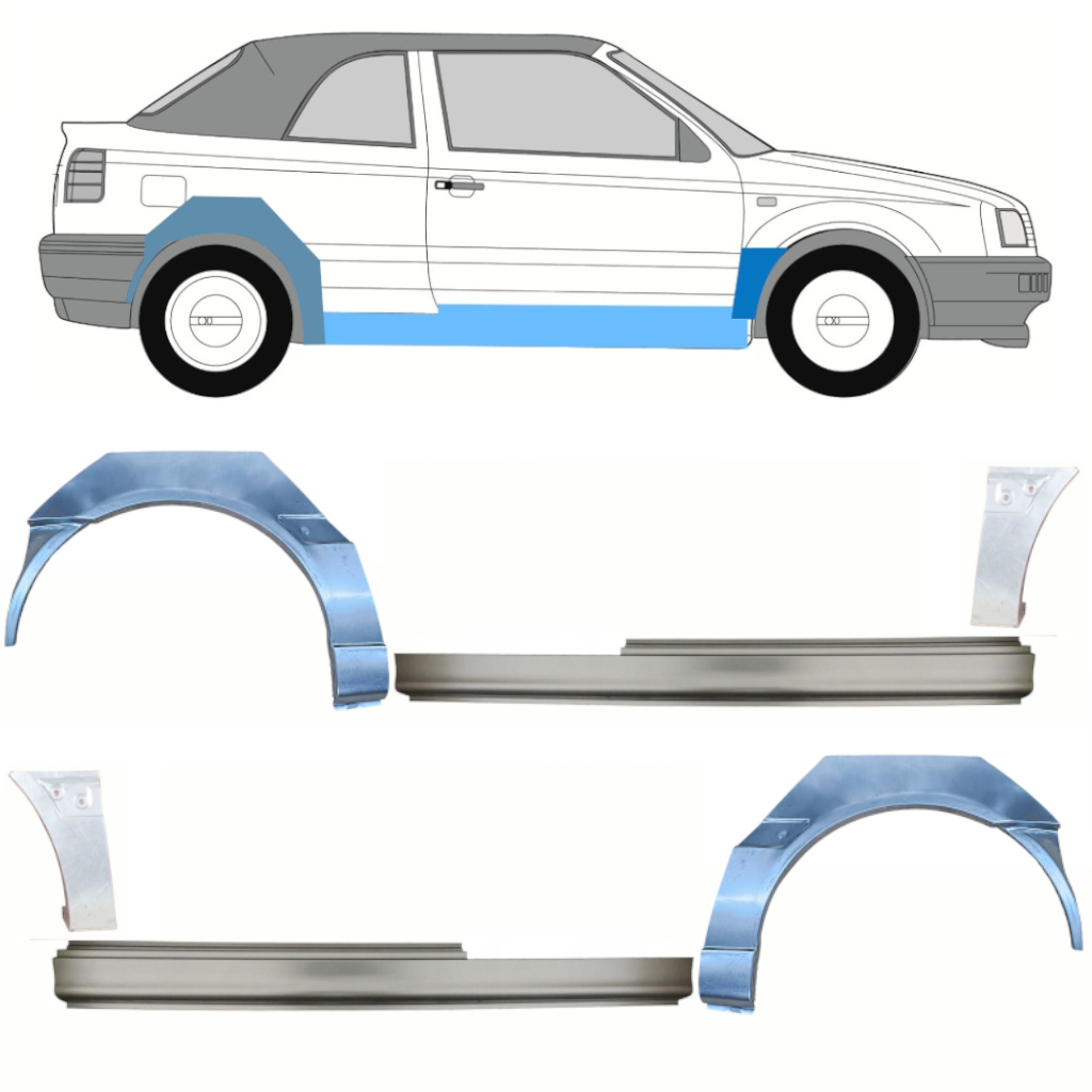 Golf 3 Cabrio Kotflugel