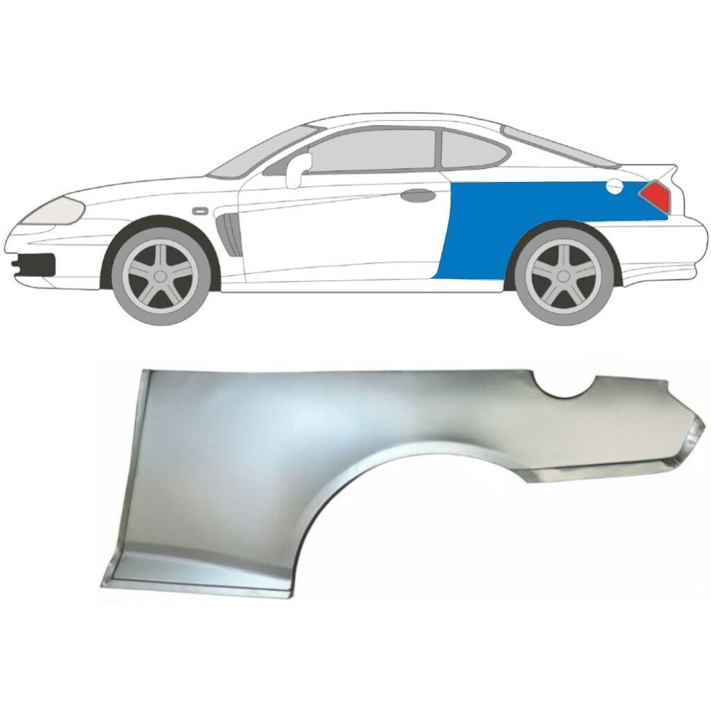 Hyundai Coupe Gk 2001-2009 Radlauf Reparaturblech Hinten Kotflügel Links