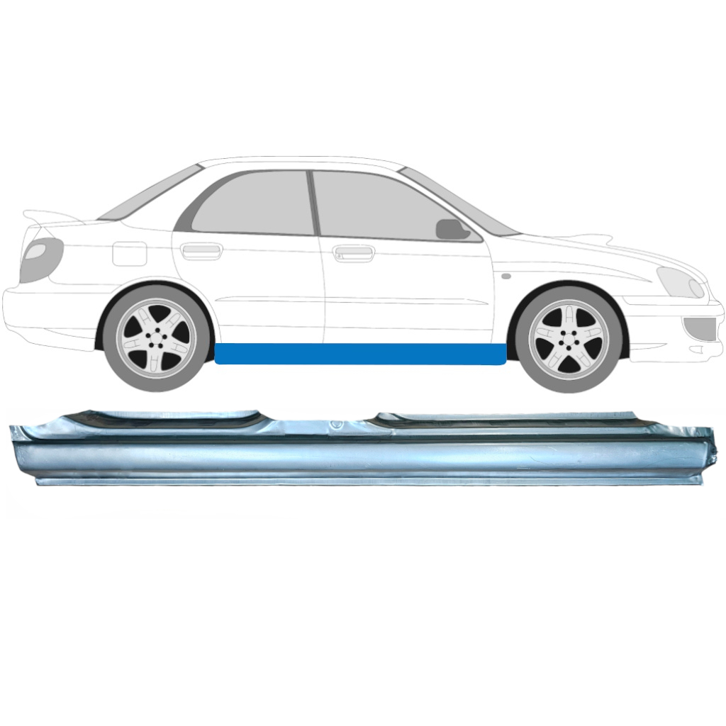 Voll schweller für Subaru Impreza GD GG 2000-2007 / Rechts 7011