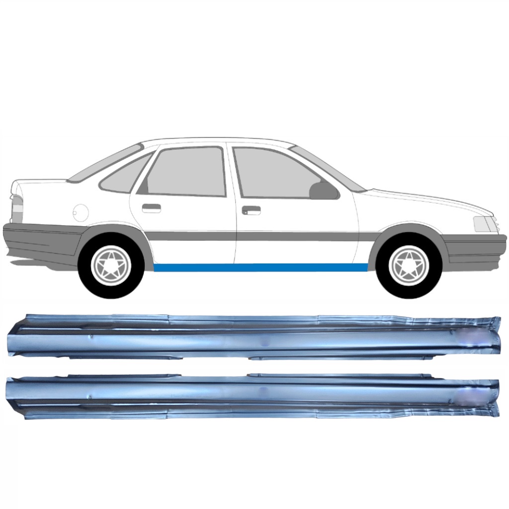 Voll schweller für Opel Vectra A Cavalier 1988-1995 / Links+Rechts ...